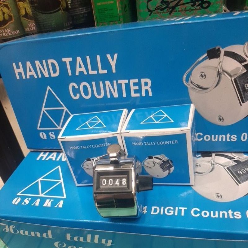 Jual COUNTER BESI HAND TALLY COUNTER 4 DIGIT COUNTS 0-9999 QSAKA|| HAND ...