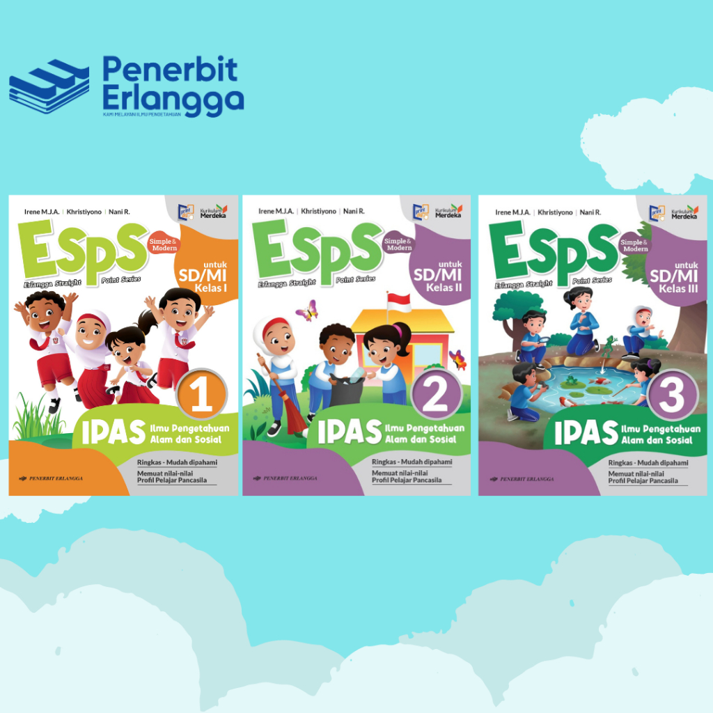Jual ESPS IPAS SD KELAS 1 2 3 4 5 6 KURIKULUM MERDEKA ERLANGGA (GRATIS KUNCI JAWABAN) | Shopee ...