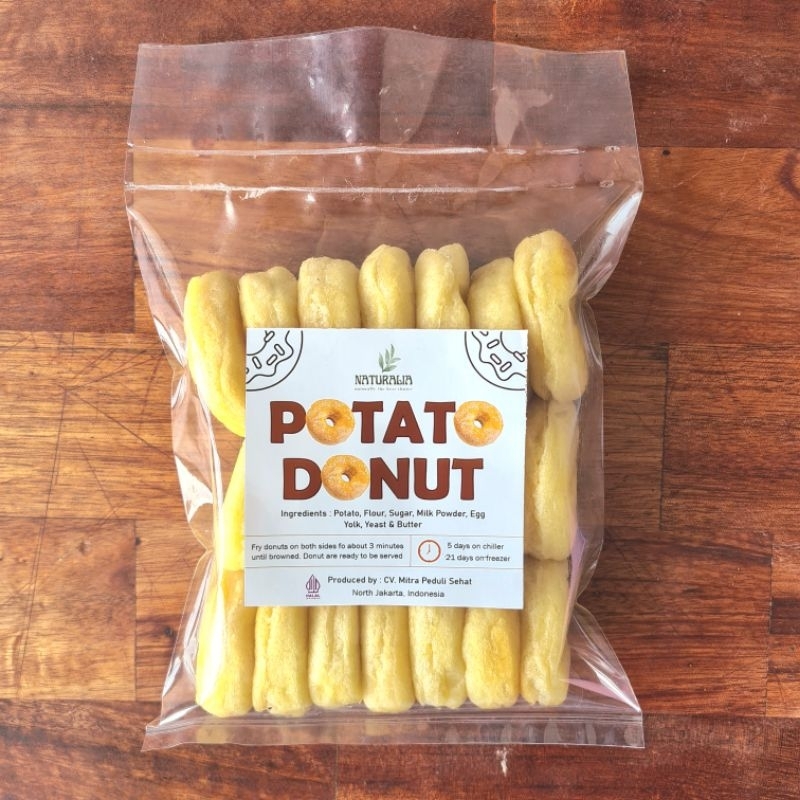 Jual Donat Kentang Beku / Potato Donut Frozen isi 20 pcs | Shopee Indonesia