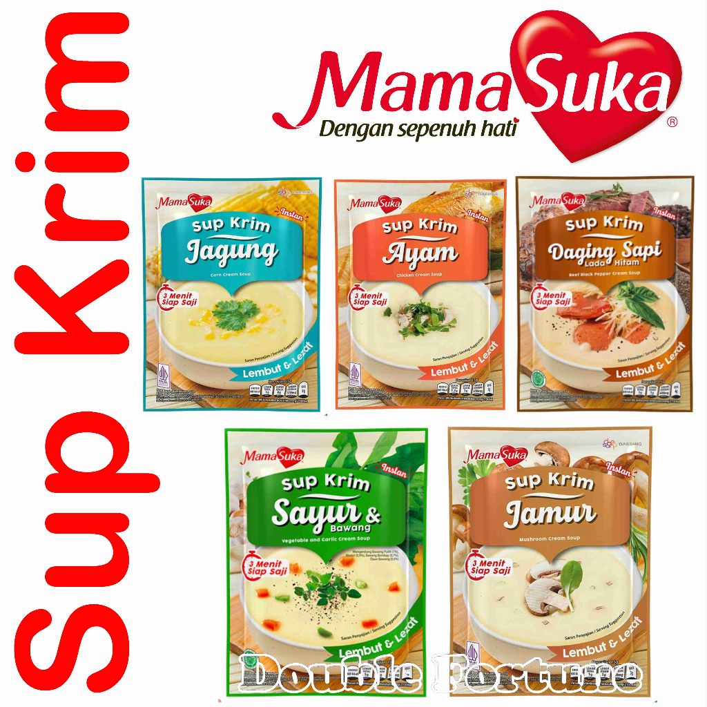 Jual MAMASUKA SUP KRIM SACHET 55gr BUMBU MASAK SUP INSTAN | Shopee ...