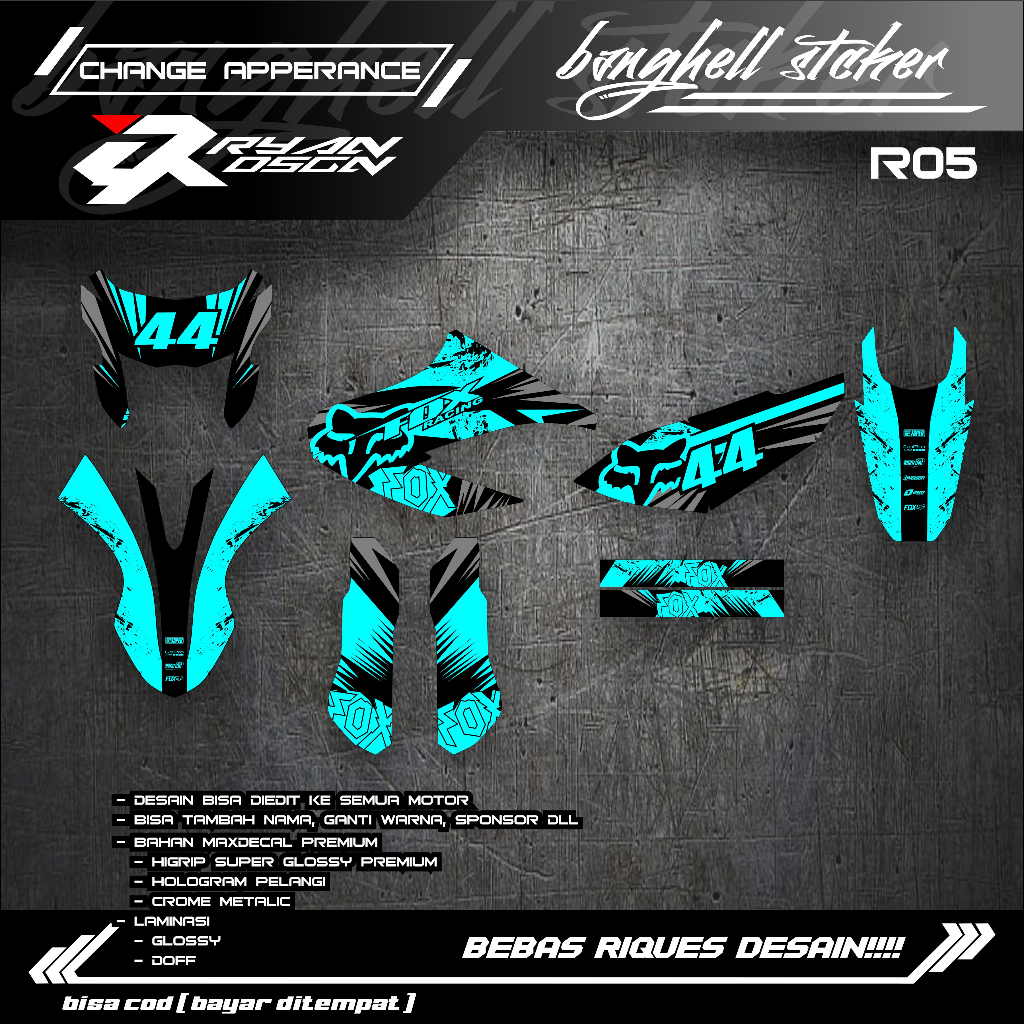Jual ecal WR 155 Full Body Bebas Custom variasi decal WR155 terbaru ...