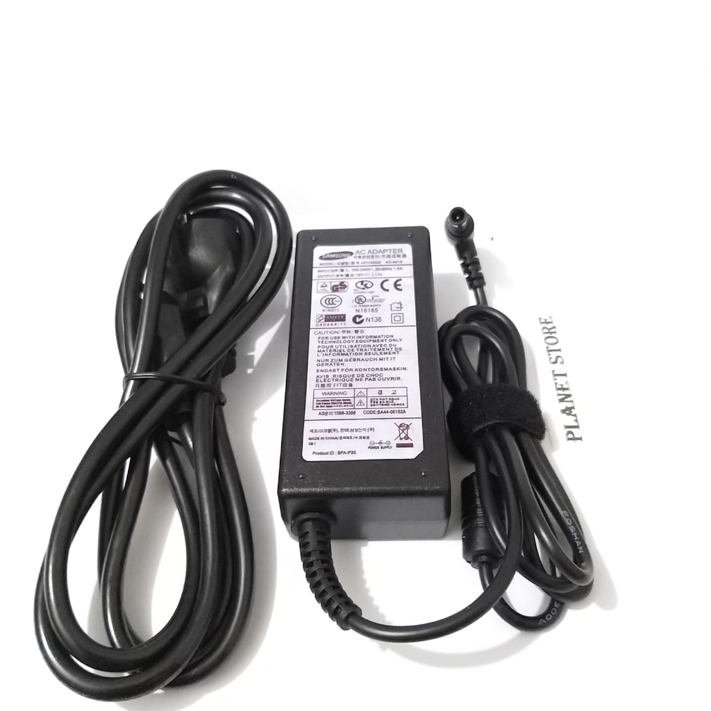 Jual ADAPTOR TV LED SAMSUNG 19V 2,53A JARUM ORIGINAL | Shopee Indonesia