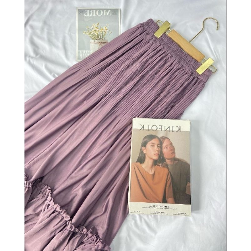 Jual ROK SKIRT HYGET CLARA SUPER PREMIUM / ROK PLISKET SUSUN | Shopee ...