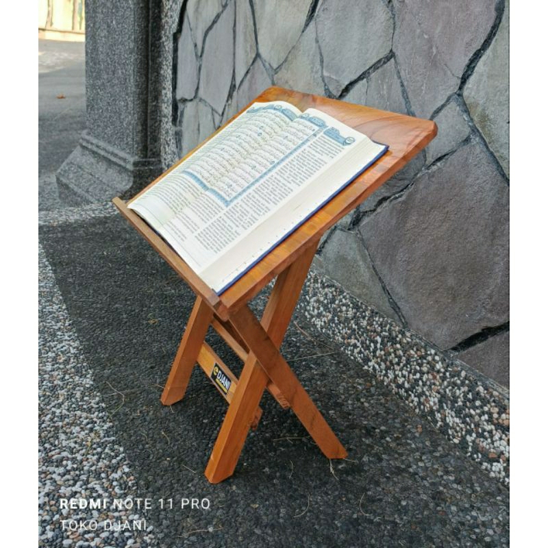 Jual [Bisa disetel kemiringan meja] Rehal/ Rekal/ Dampar/ Meja Portable ...