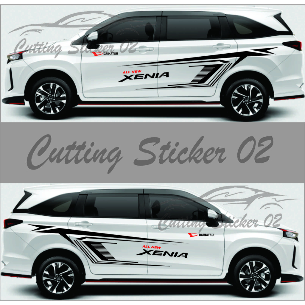 Jual Striping sticker mobil xenia stiker sticker mobil list body ...