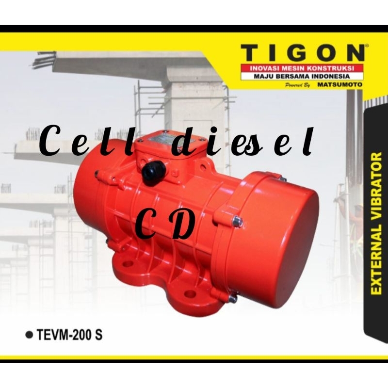 Jual EXTERNAL VIBRATOR MOTOR TIGON TEVM 200 S 170 wat 1 PHASE | Shopee Indonesia