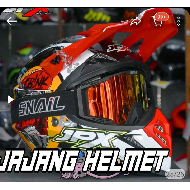 Jual HELM JPX CROSS MOTIF LENGKAP ORIGINAL | Shopee Indonesia