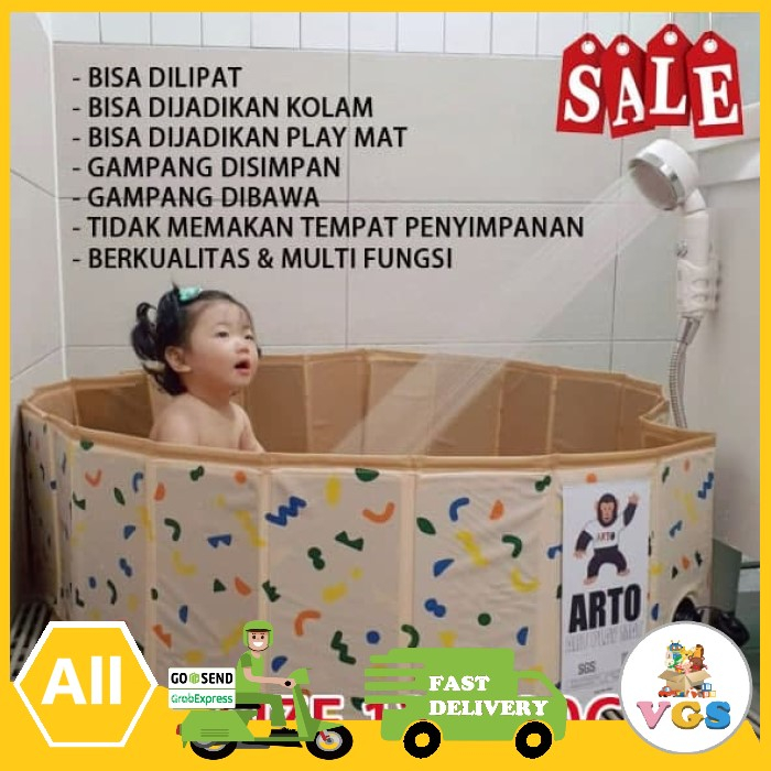 Jual Variety Goods Shop Kolam Lipat Folding Mat Pool Portable ...