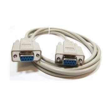 Jual KABEL SERIAL DB-9 Female to Female F-F 1.5m Com Port Data RS232 ...
