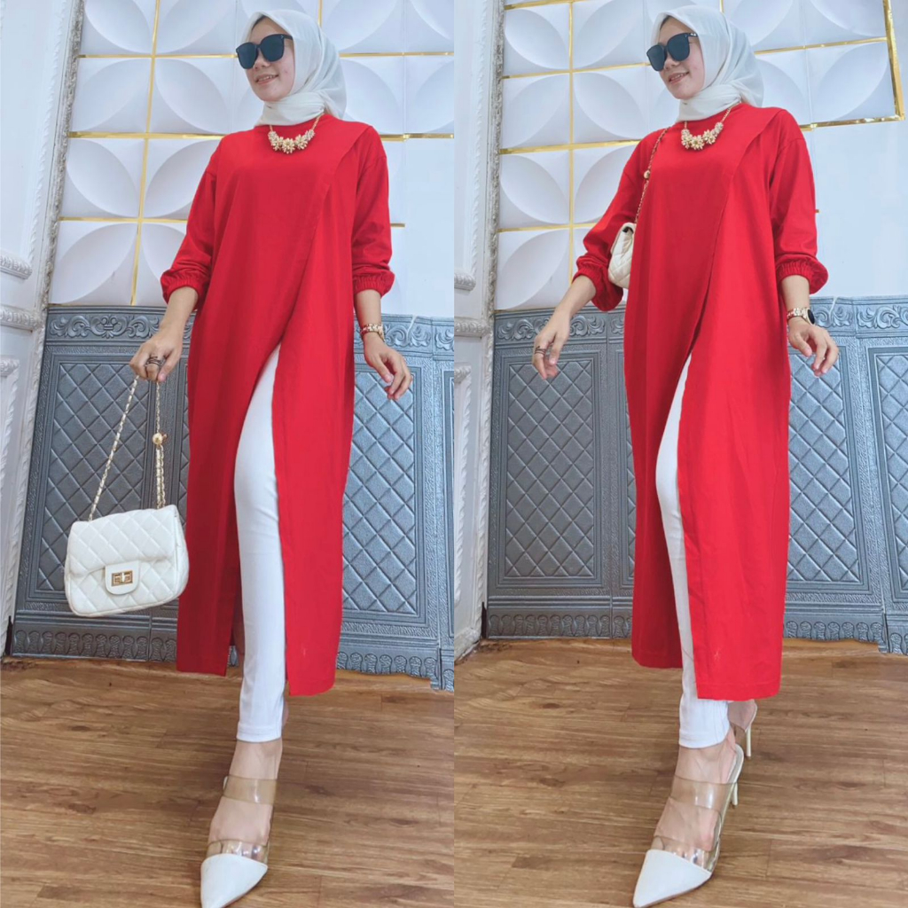 Jual TUNIC BELAH / ATASAN COMBEDS / BAJU AGUSTUSAN / BAJU MERAH PUTIH ...