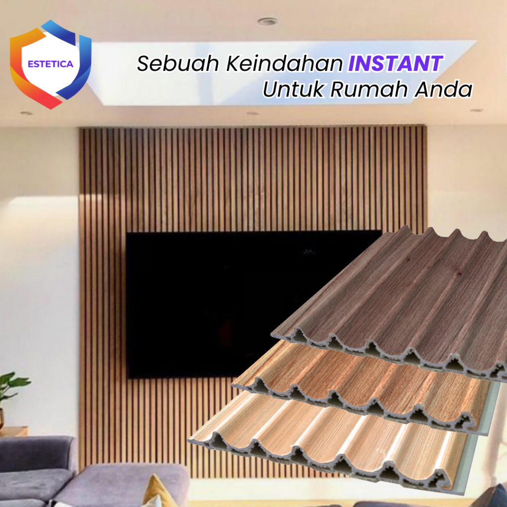 Jual PANEL WPC DINDING ESTETICA INTERIOR CURVE LINGKARAN / BULAT MOTIF ...