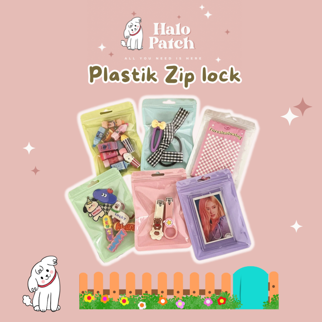 Jual HALO PATCH - PLASTIK ZIPLOCK VARIAN WARNA | FANCY PLASTIK KLIP ...