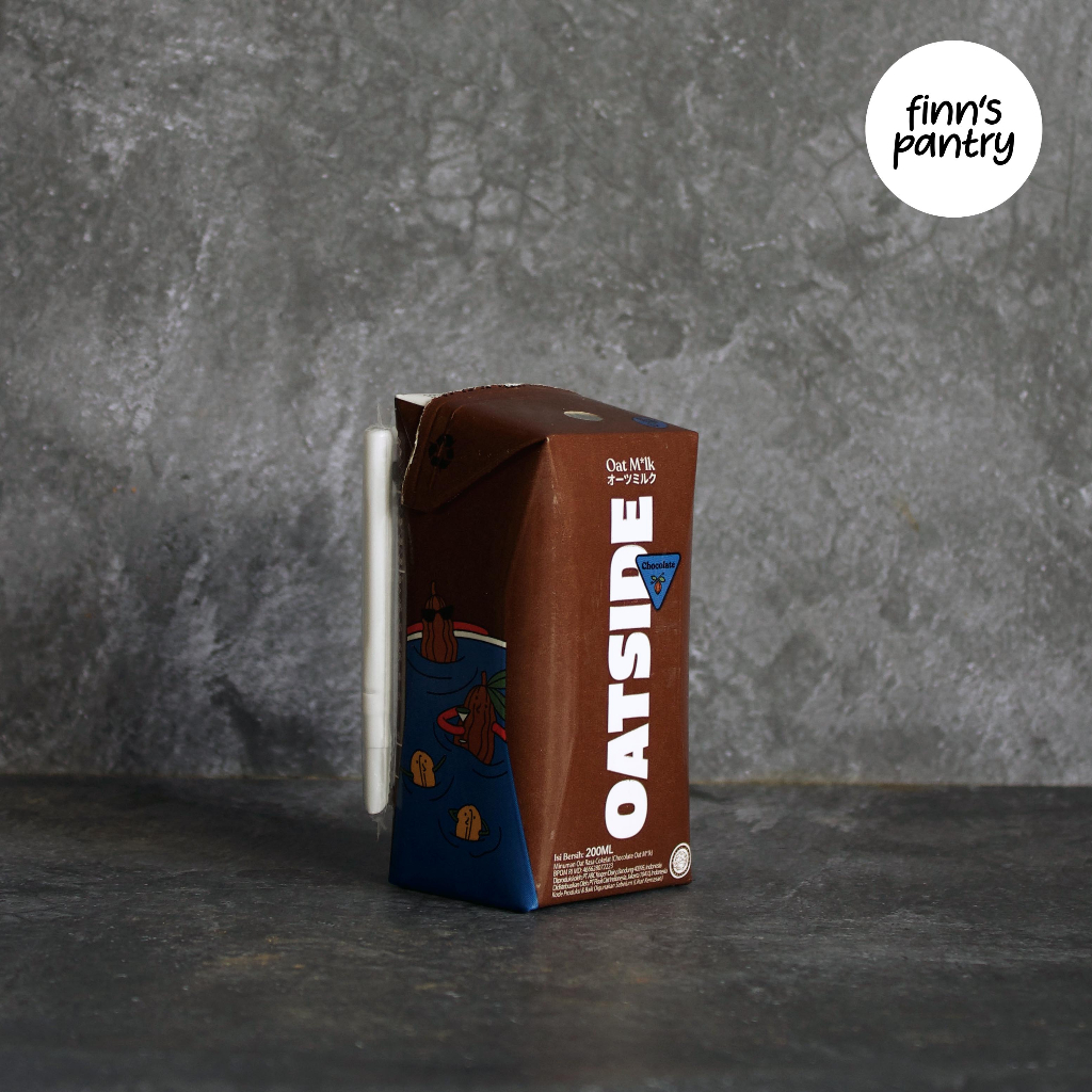 Jual OATSIDE Straw Mini Chocolate Oat Milk 200ML - Susu Oat Gandum | Shopee Indonesia