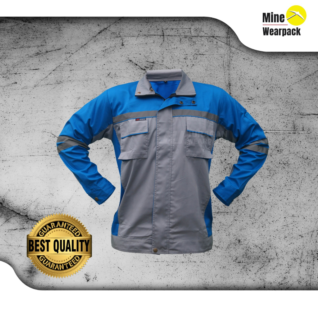 Jual Baju Wearpack Safety Semi Jaket Seragam Kerja Tambang Werpak Abu ...