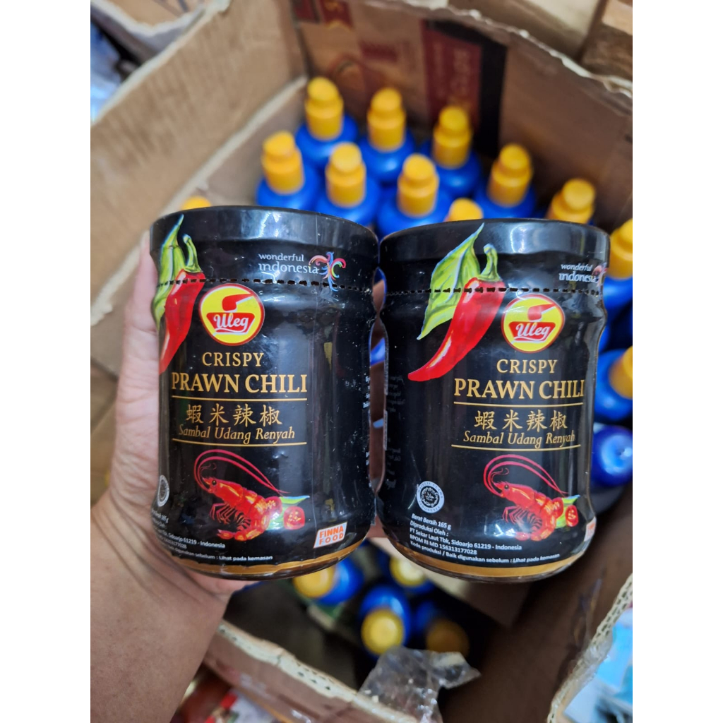 Jual SAMBAL ULEG CRISPY PRAWN CHILI 165GR (rijek kemasan) | Shopee ...