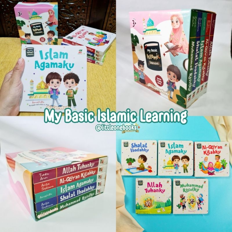 Jual My Basic Islamic Learning isi 5 Board Book / Book Set / my first ...