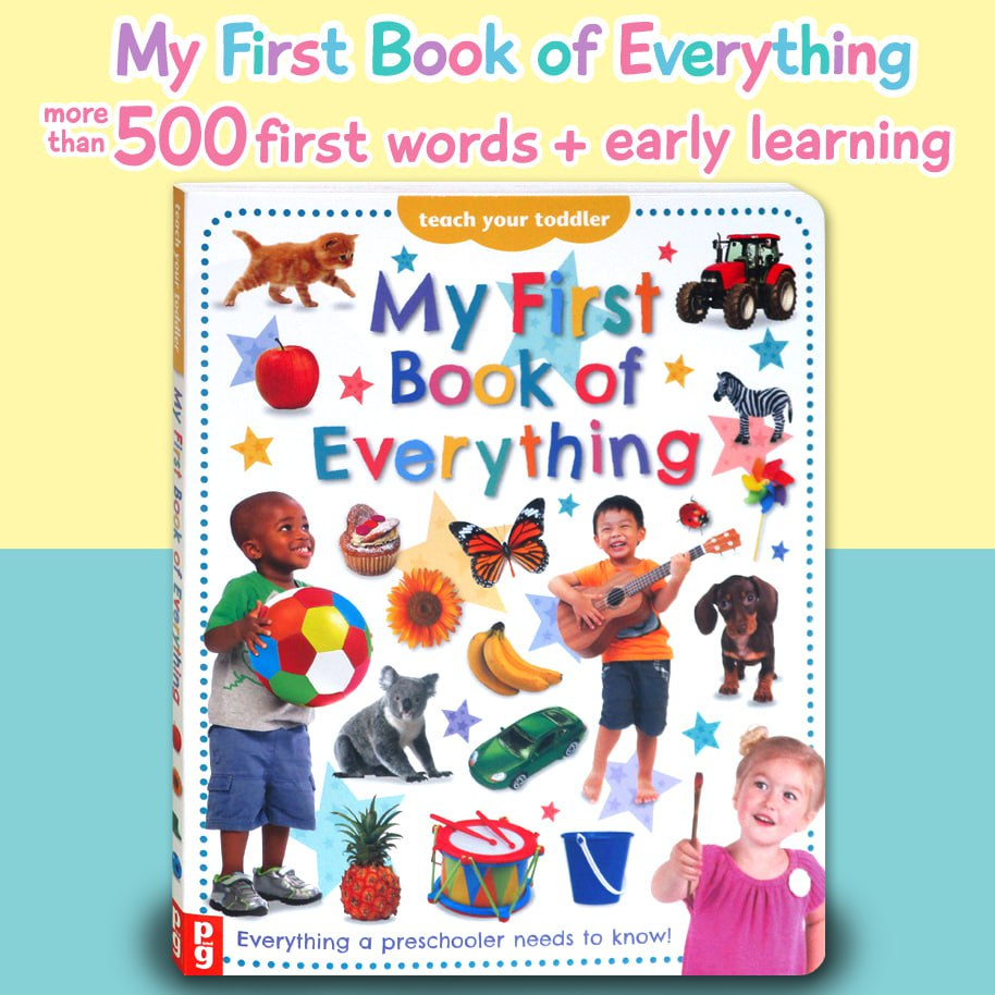Jual [Award] My First Book of Everything Board Book (first words ...