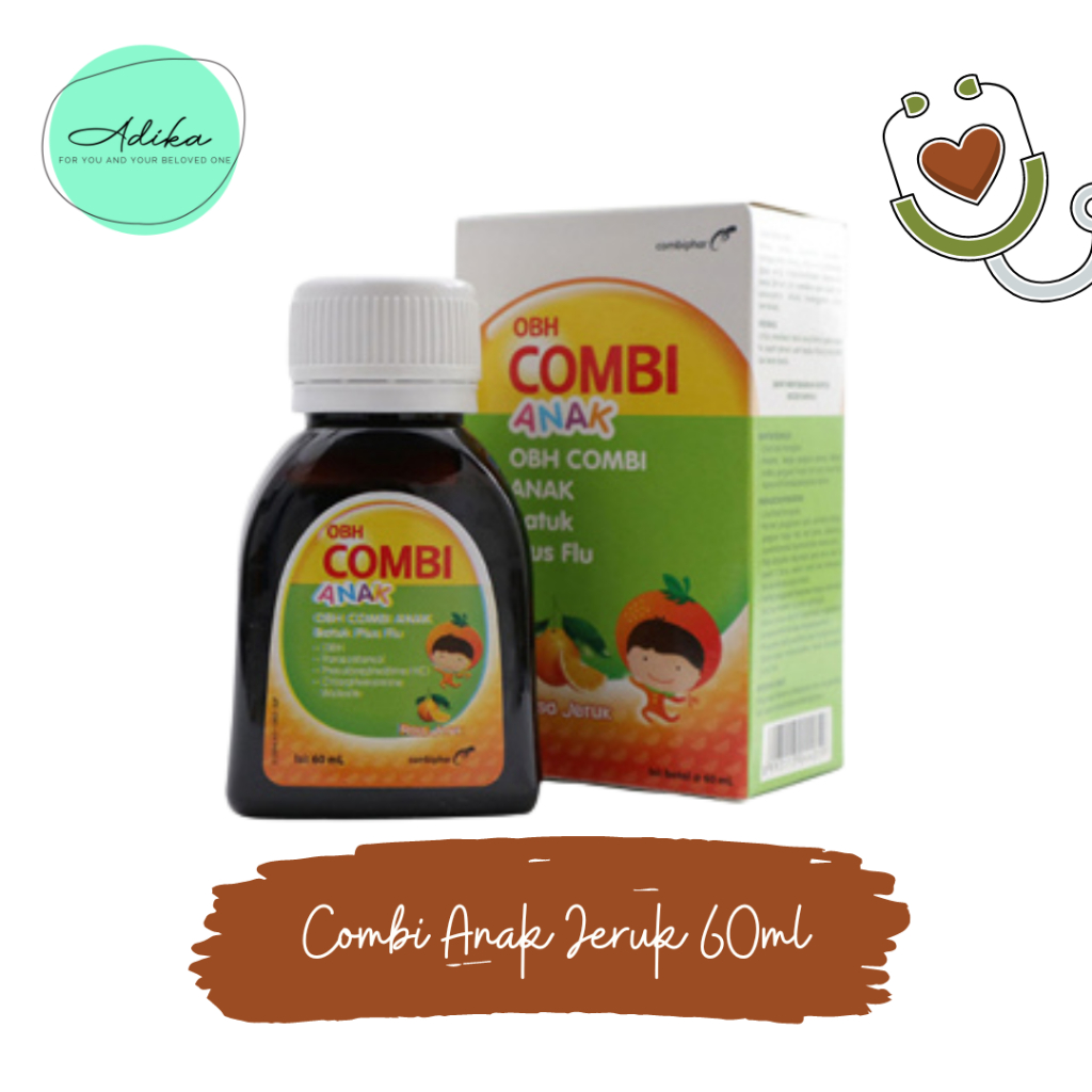 Jual OBH Combi Anak Batuk Plus Flu Rasa Jeruk 60 ml | Shopee Indonesia