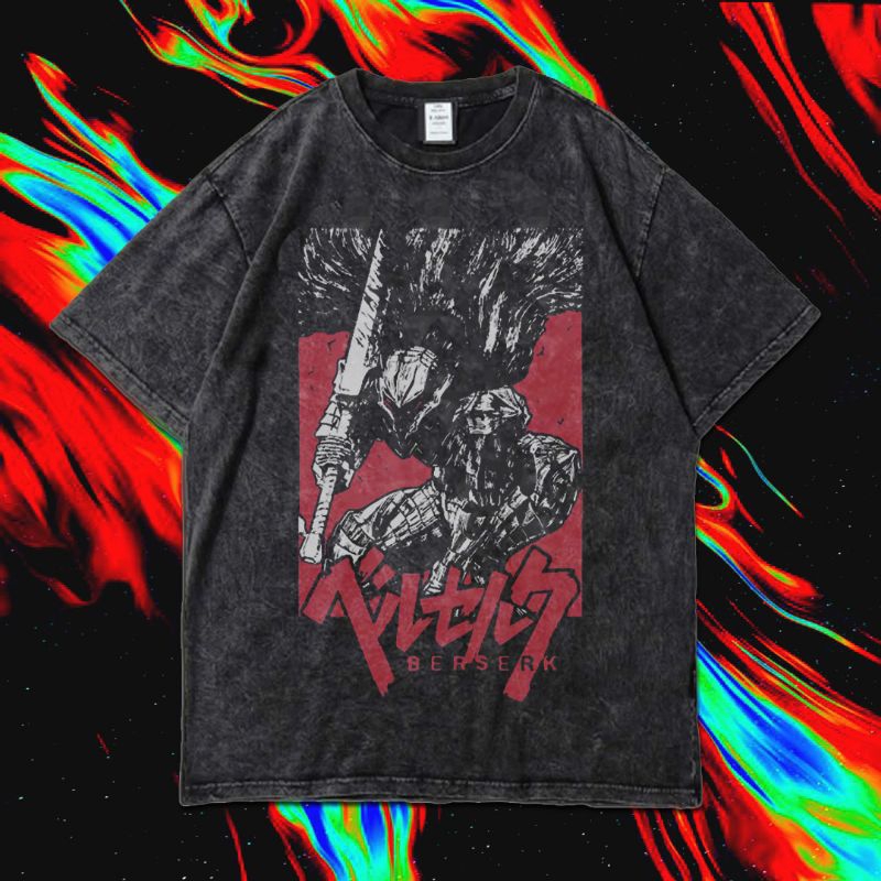 Jual TRYWORLDBDG OFFICIAL "BERSERK" KAOS OVERSIZED | KAOS WASHED ...