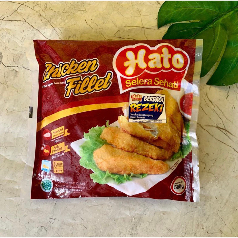Jual Hato Chicken Fillet 500gr [Fillet Ayam Goreng] | Shopee Indonesia