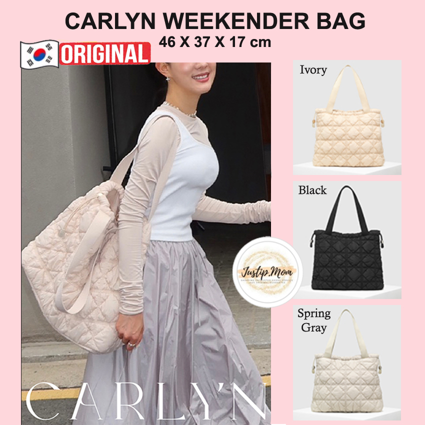 Jual 100% ORIGINAL Korea Carlyn Weekender Bag | Shopee Indonesia