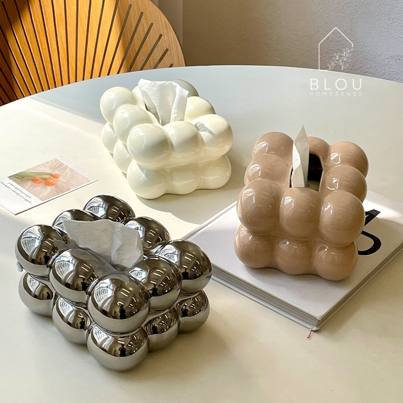 Jual Blou Tempat Tissue Unik Marshmallow Dekorasi Korean Style Tissue ...