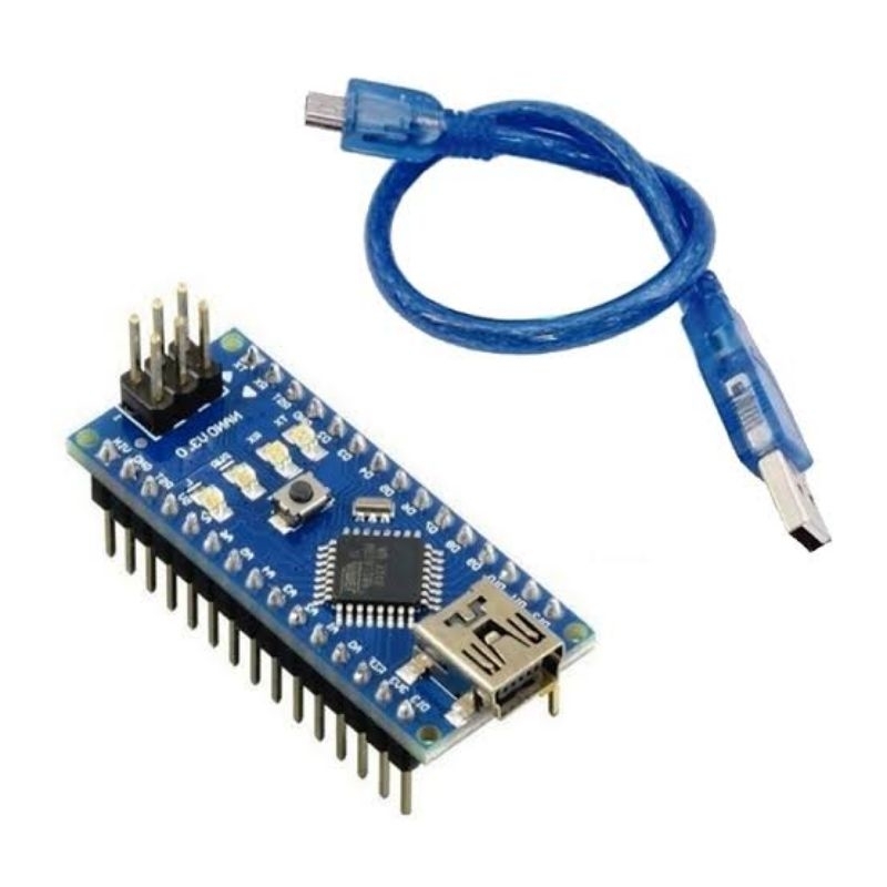 Jual Nano V3 Atmega328P-PU 5V Arduino Nano 3.0 Kabel data USB Mini ...