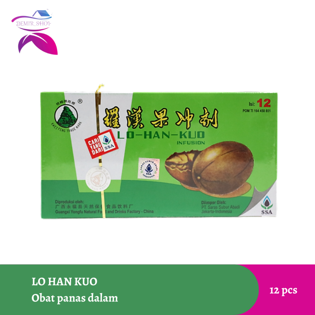 Jual Lo Han Kuo Infusion 12 pcs / Obat Panas Dalam / Obat Batuk Pilek ...