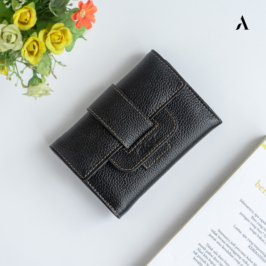 Jual Dompet Wanita Model Lipat Bahan Kulit Sapi Asli Original Branded ...