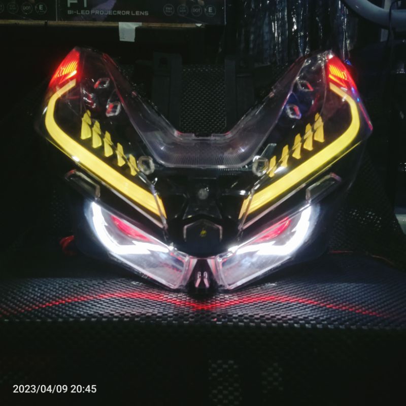 Jual LAMPU PROJIE BILED AES WST VARIO 150/125 New sepaket headlamp ...