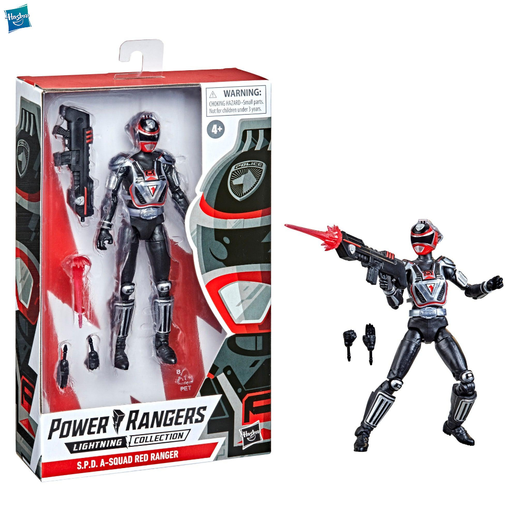 Jual Hasbro Power Rangers Lightning Collection S.P.D A-SQUAD RED RANGER ...