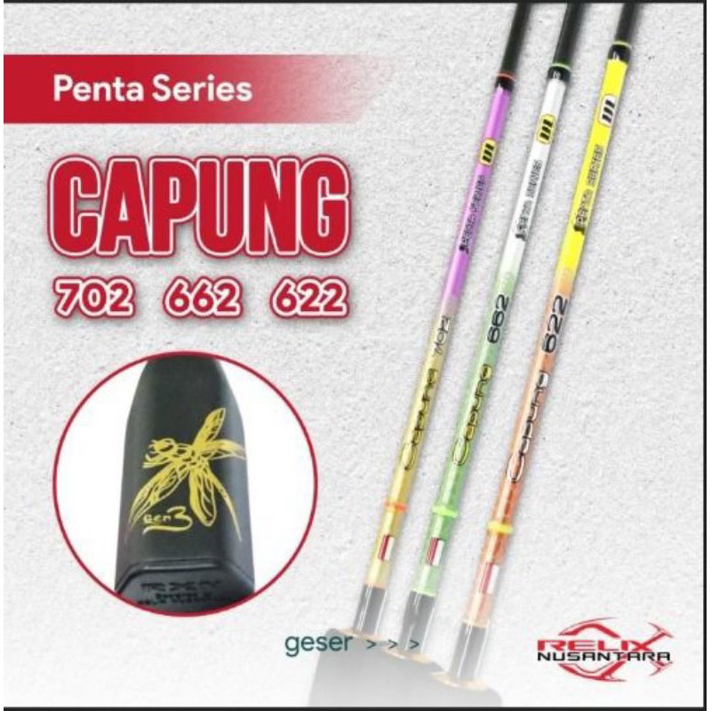 Jual Rod Capung Penta Series Relix Nusantara (Packing Pipa) | Shopee ...