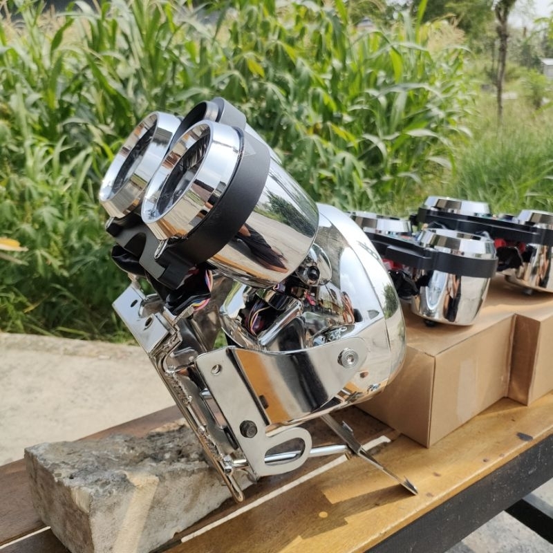 Jual lampu ninja ss set spido + breket import kualitas original. pnp ...