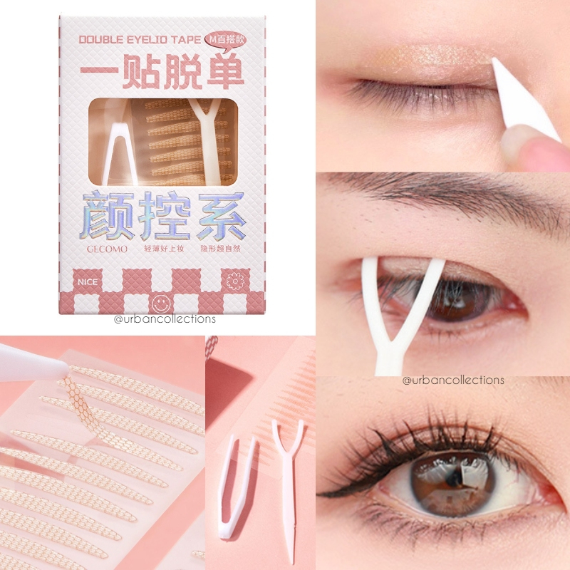 Jual SET Skot Mata Jaring Eyelid Tape Transparant 90pcs Skot Lipatan ...