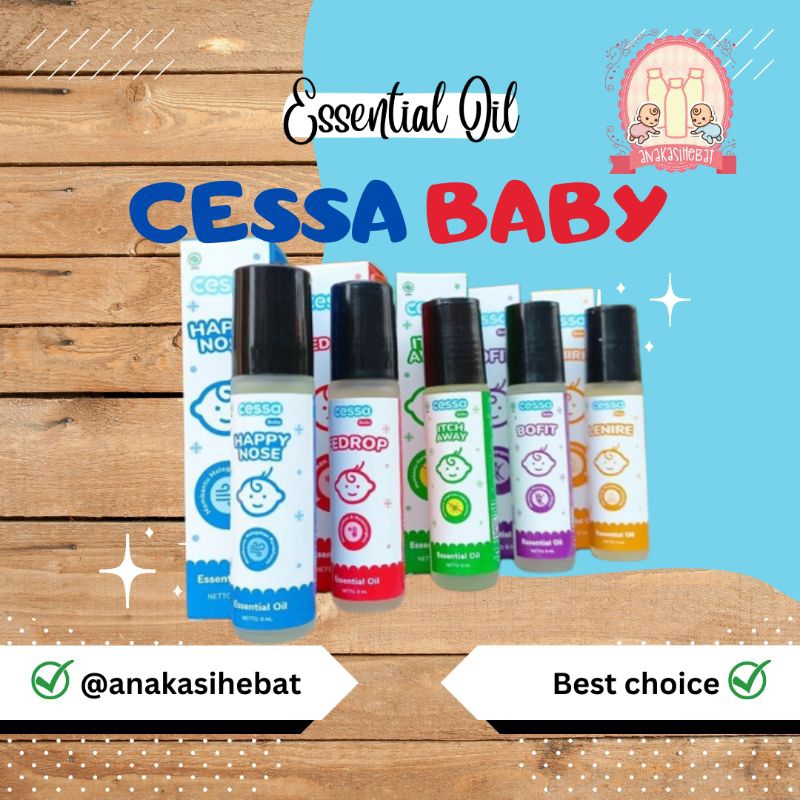 Jual CESSA BABY CESSA ESSENTIAL OIL BABY // Pereda batuk dan Pilek Bayi HAPPY NOSE/BUGS AWAY ...