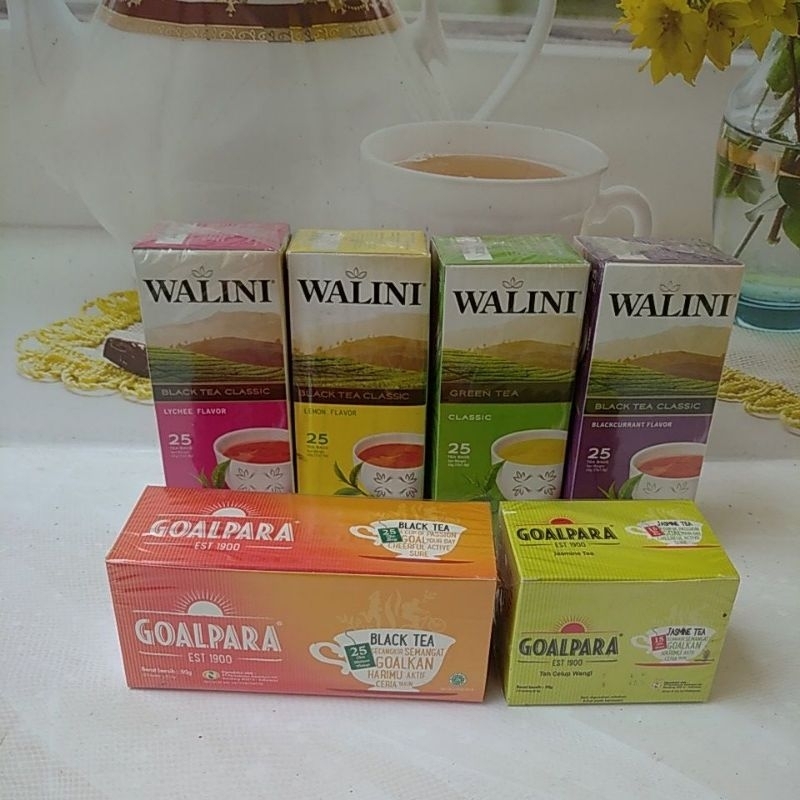 Jual Paket Bundling Hemat Teh Walini Aneka Rasa dan Teh Goalpara Celup ...