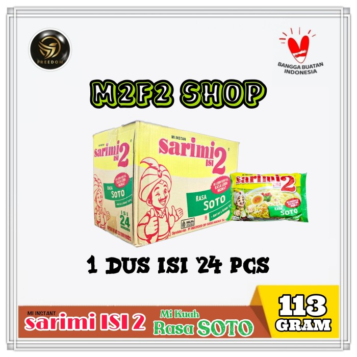 Jual Sarimi Mie Instant Kuah Isi 2 Rasa Soto | Bag - 113 gr (Kemasan ...
