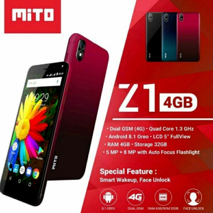 Jual Hp Android Smartphone Mito Z1 Ram4/32 4G | Shopee Indonesia