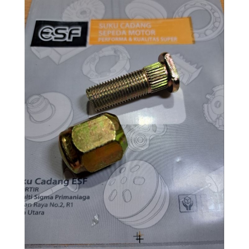 Jual BAUT + MUR RODA MOTOR TIGA VIAR , KAISAR , NOZOMI , APPKTM (ESF ...