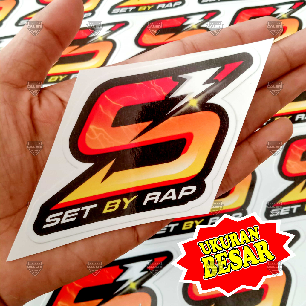 Jual STIKER SET BY RAP STIKER VIRAL SET BY RAP UKURAN BESAR STIKER SET ...