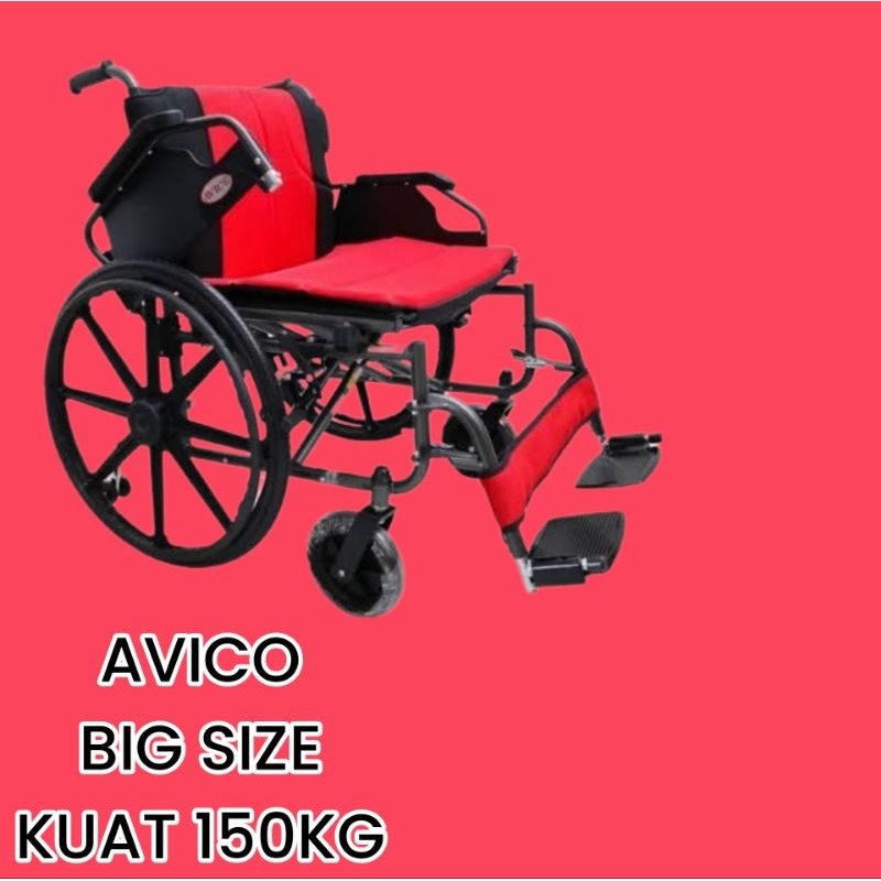 Jual Kursi Roda Jumbo Kursi Roda Big Size Kursi Roda Bima Berat ...