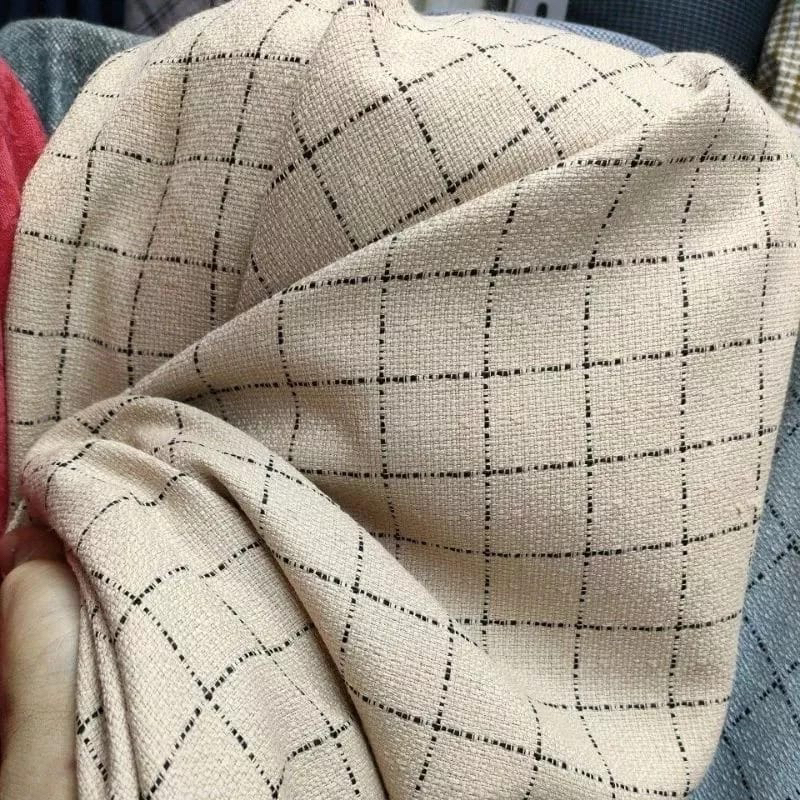 Jual kain bahan semi tweed akrilik textille // harga permeter | Shopee ...