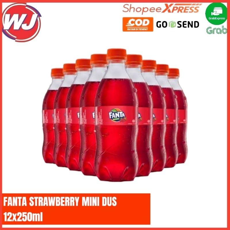 Jual FANTA STRAWBERRY MINI DUS 12x250ml | Shopee Indonesia