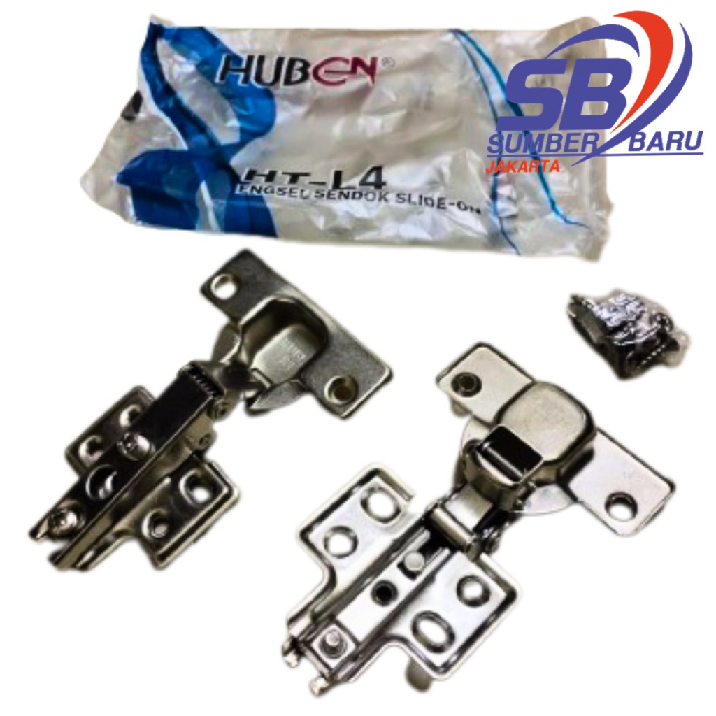 Jual Engsel Sendok Lurus HT-0 Huben / Engsel Pintu Lemari Manual Slide ...