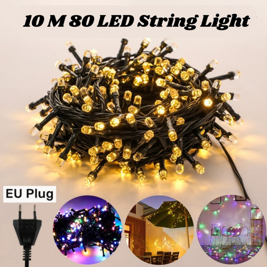 Jual Lampu Tumblr Hias LED 10 Meter Twinkle Light / Lampu Natal LED ...