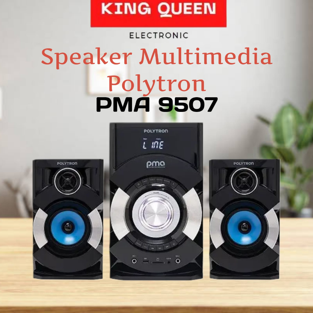 Jual Speaker Multimedia Polytron PMA 9527 ( FM Radio + Bluetooth 5.0 ) | Shopee Indonesia