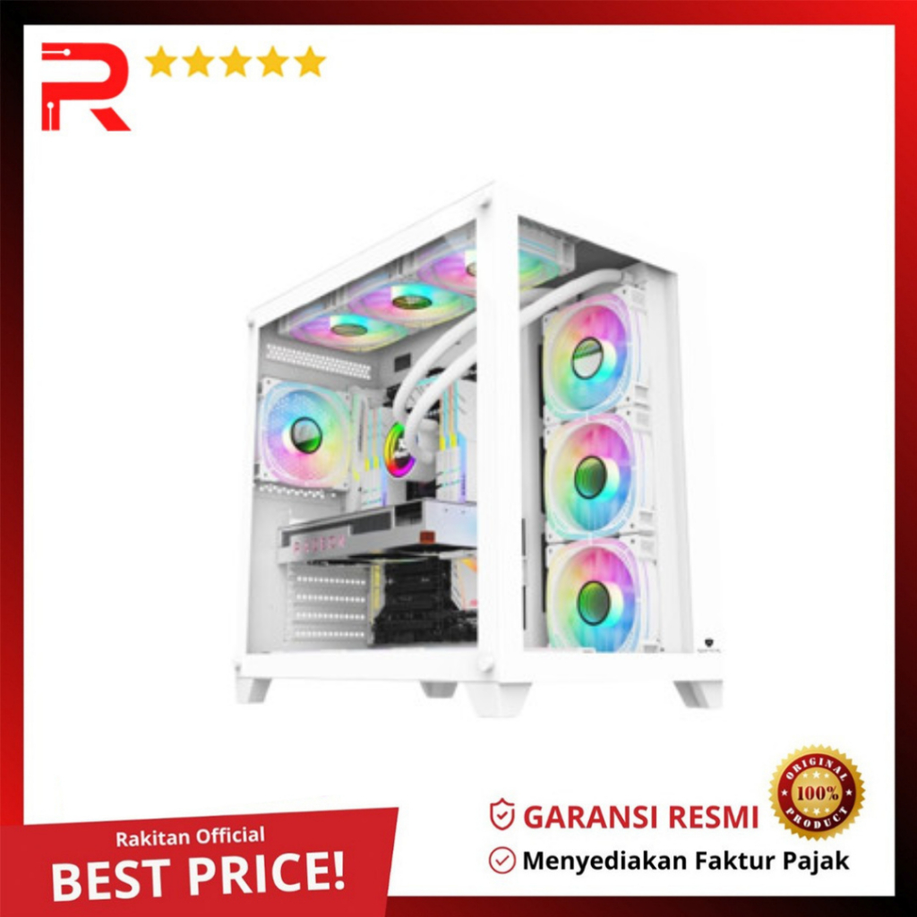 Jual Casing Power Up Raptor Ultimate White Tempered Glass - Include 4 ...