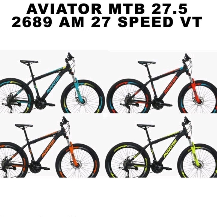 Jual Sepeda gunung murah ukuran 26 dewasa Aviator 2689 AM MTB | Shopee ...