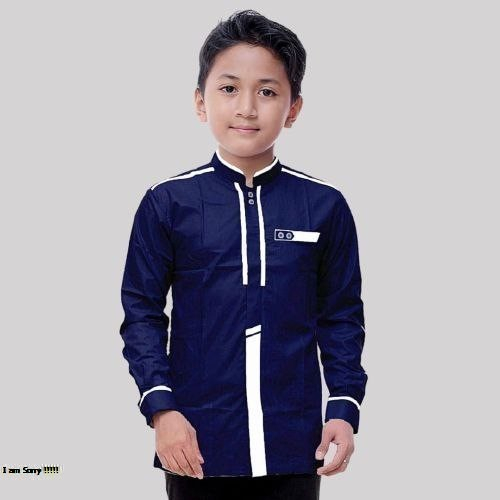 Jual Baju Koko Anak Usia 5-13 tahun COD Kemeja Koko Anak Model Lengan ...