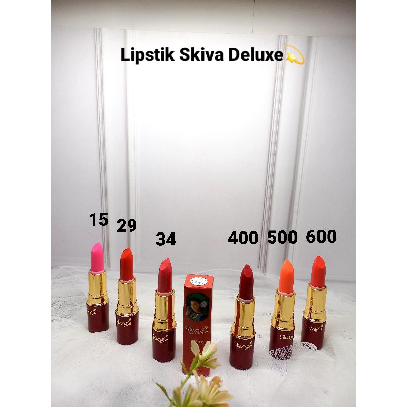 Jual Lipstick Skiva Deluxe | Shopee Indonesia